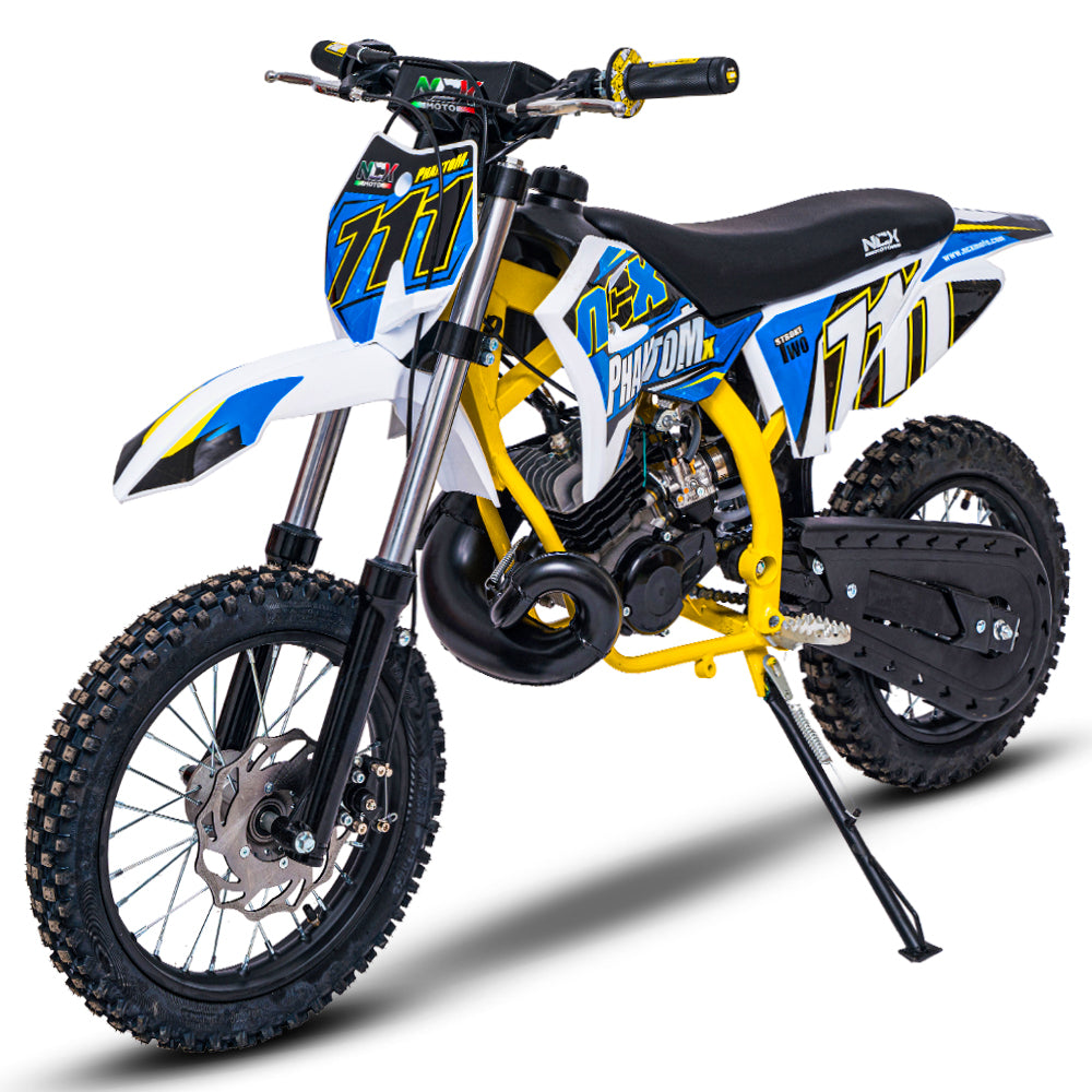 Mini Cross Phantom 50cc Ruote 14/12 Avviamento Pedalina – Pgprojectmotors